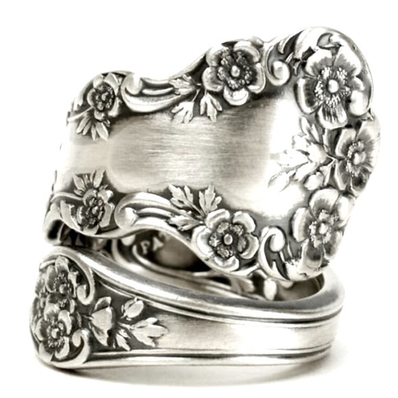 Jewelry | Flower Spoon Ring | Poshmark